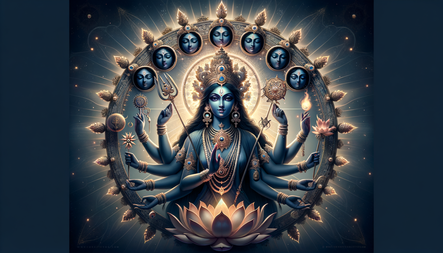 Maha Kali’s Ten Heads and Ten Legs: Profound Symbolism of Power, Time ...