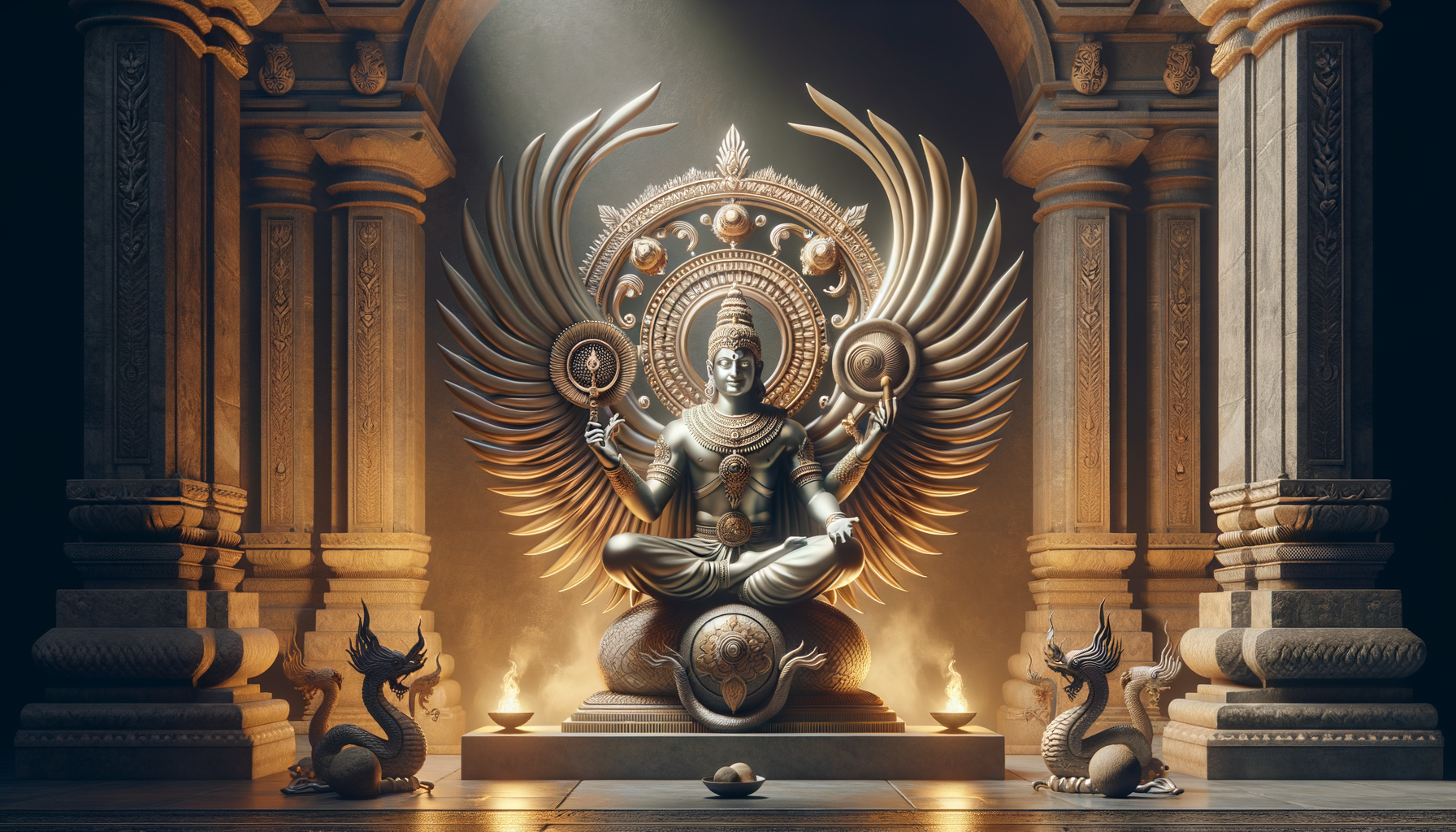 Garudasana in Temple Iconography: Awe-Inspiring Symbolism of Garuda ...