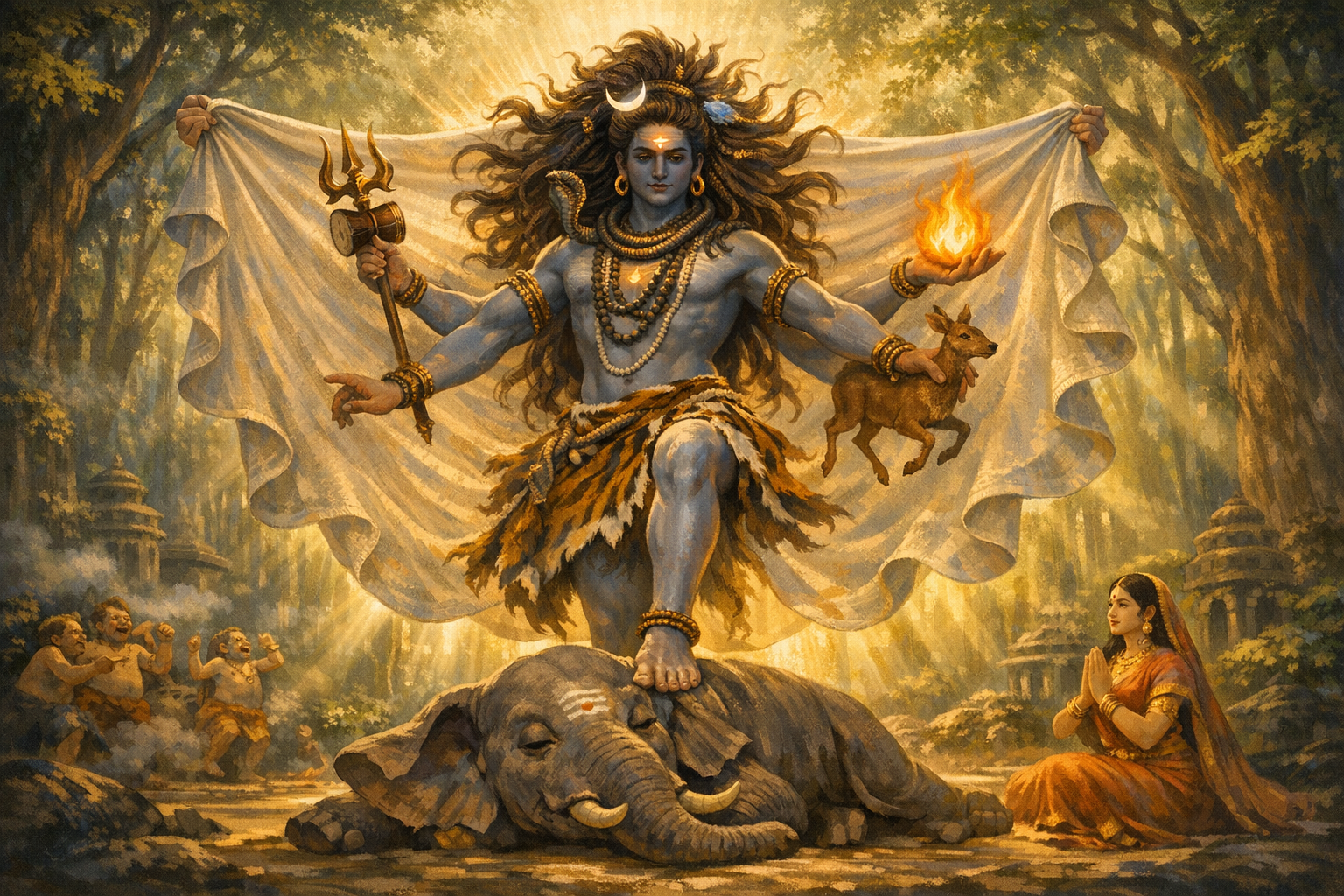 Gajasurasamhara: Shiva’s Elephant‑Demon Dance, Symbolism, Ego, and ...